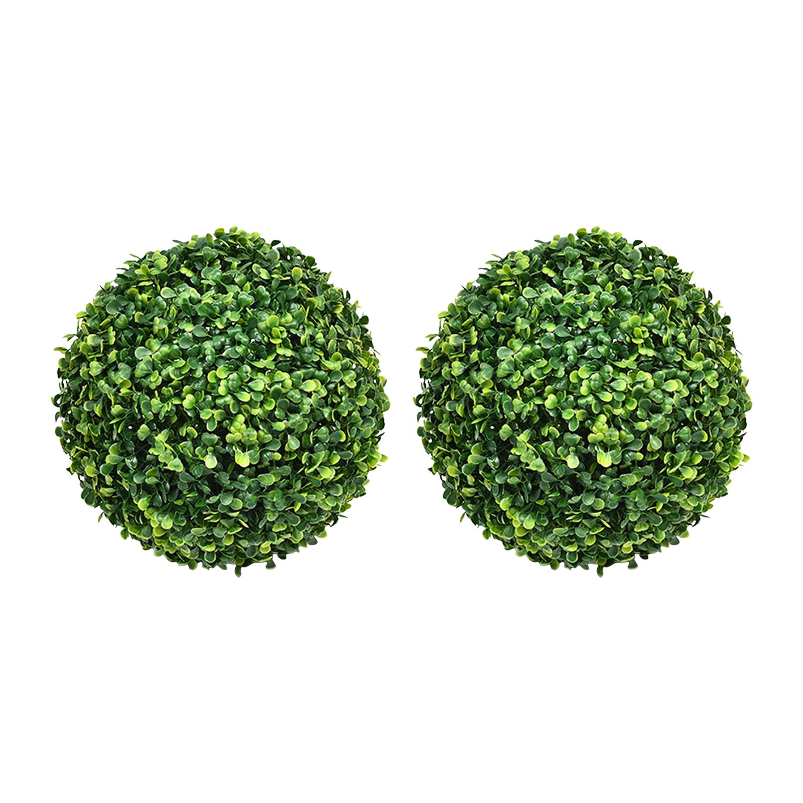Faux Boxwood Balls 2-Pack - Artificial Topiary for Outdoors or Indoors ...