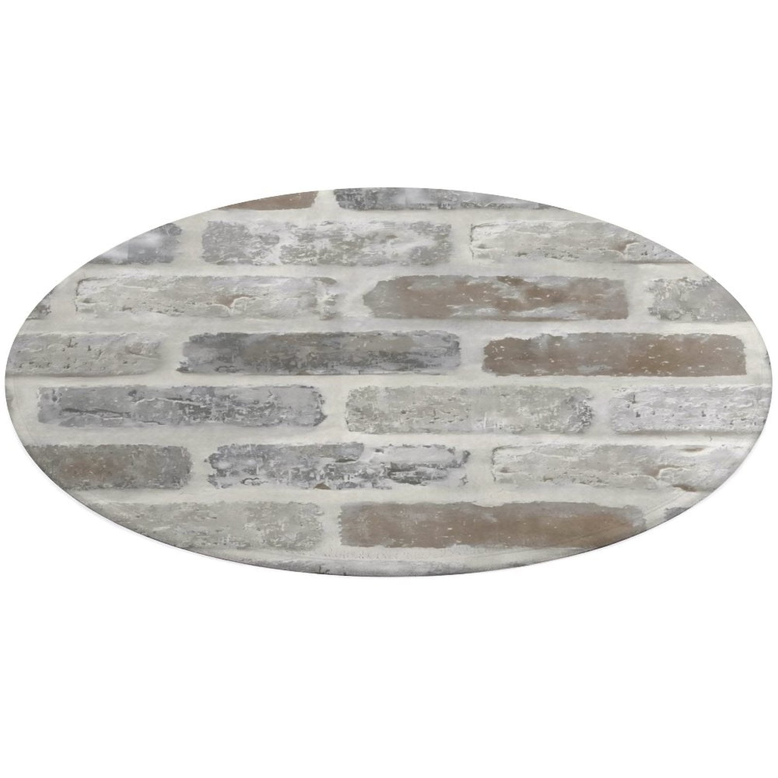 Faux Brick Round Welcome Non-Slip Mats Funny Doormat Decor for Bathroom ...