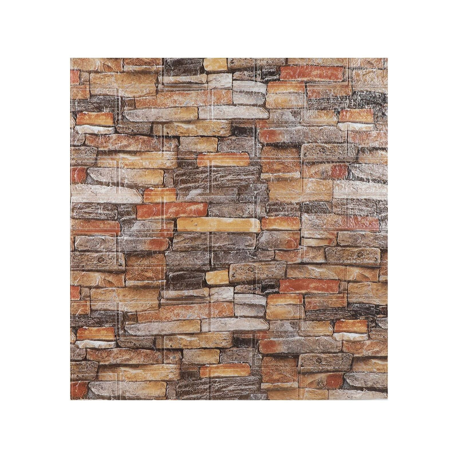 Faux Brick Wall Panels,Thick Anti-Collision self Adhesive 3D Wall ...