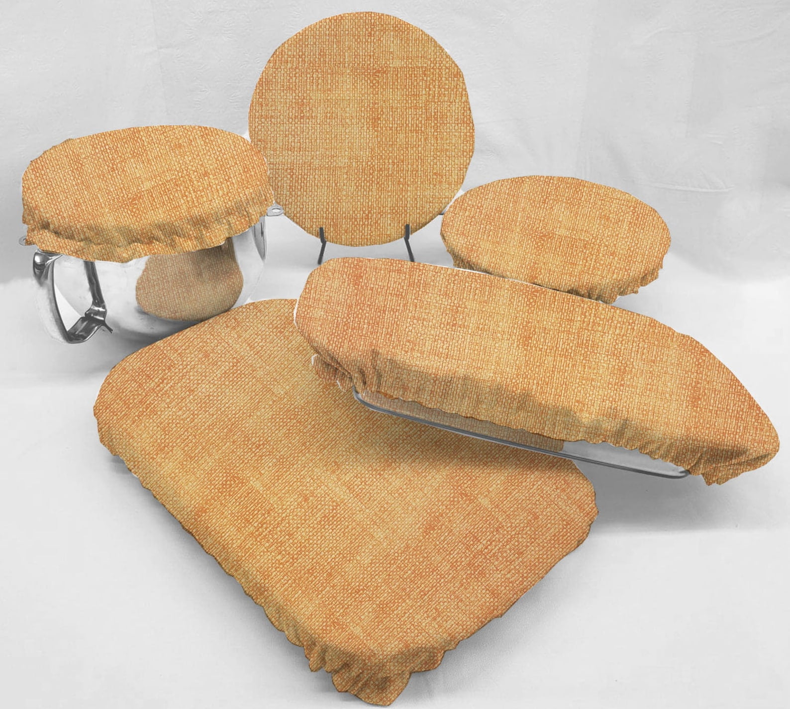 Faux Burlap Reusable Fabric Bowl and Casserole Pan Covers by Penny's ...