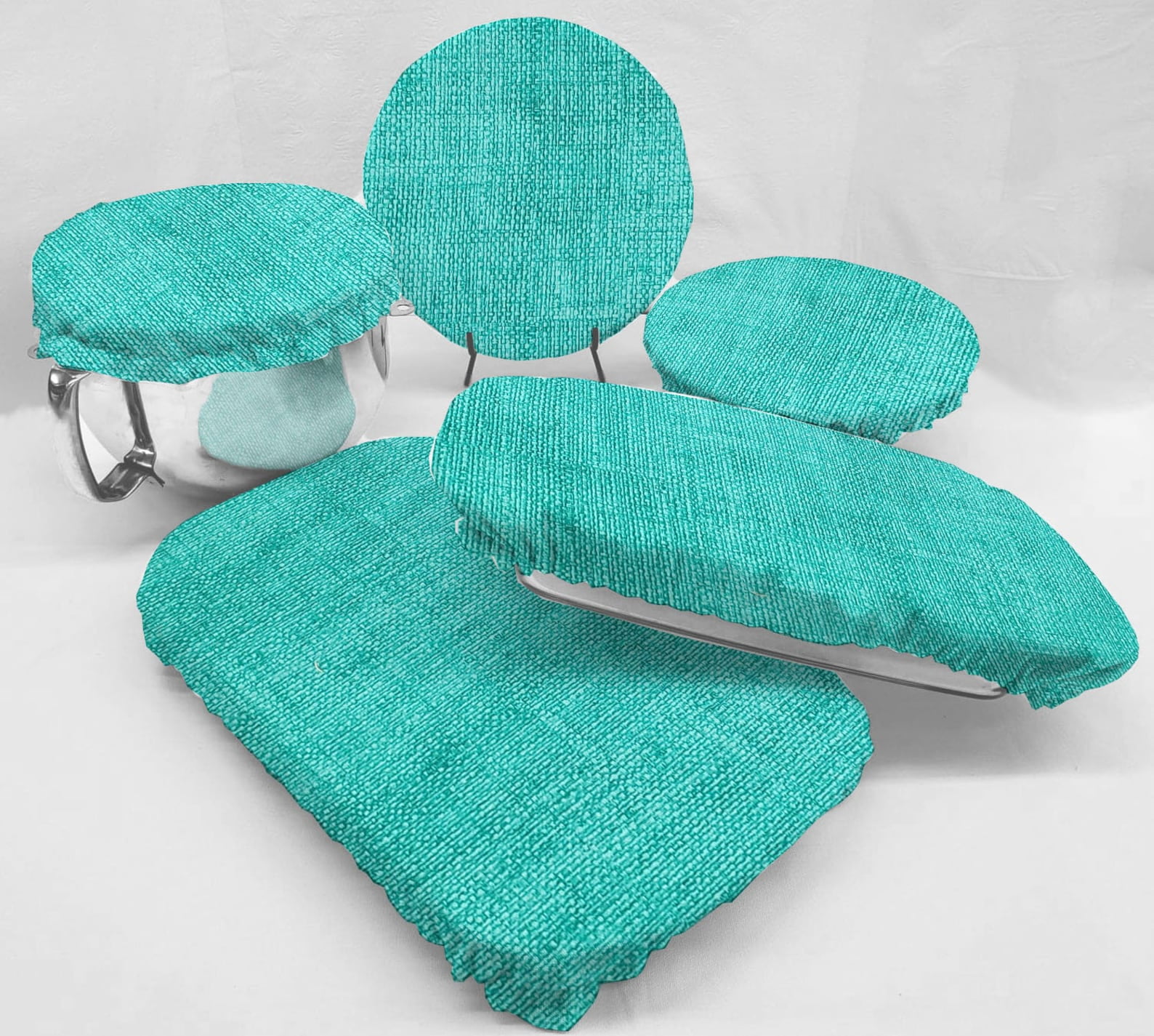 Faux Burlap Reusable Fabric Bowl and Casserole Pan Covers by Penny's ...