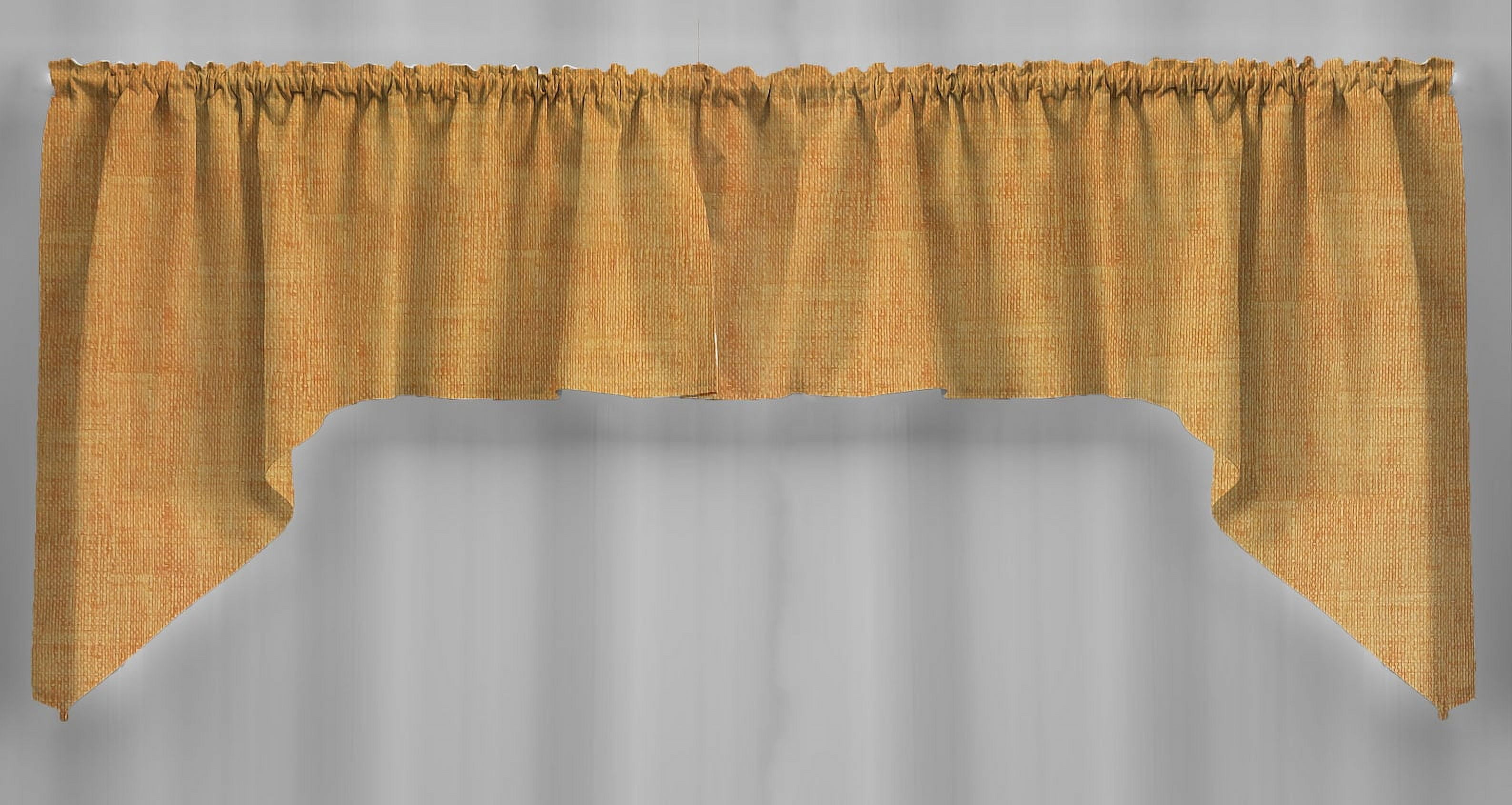 Faux Burlap Swag Panels by Penny's Needful Things (Set of 2) 24 Inch ...