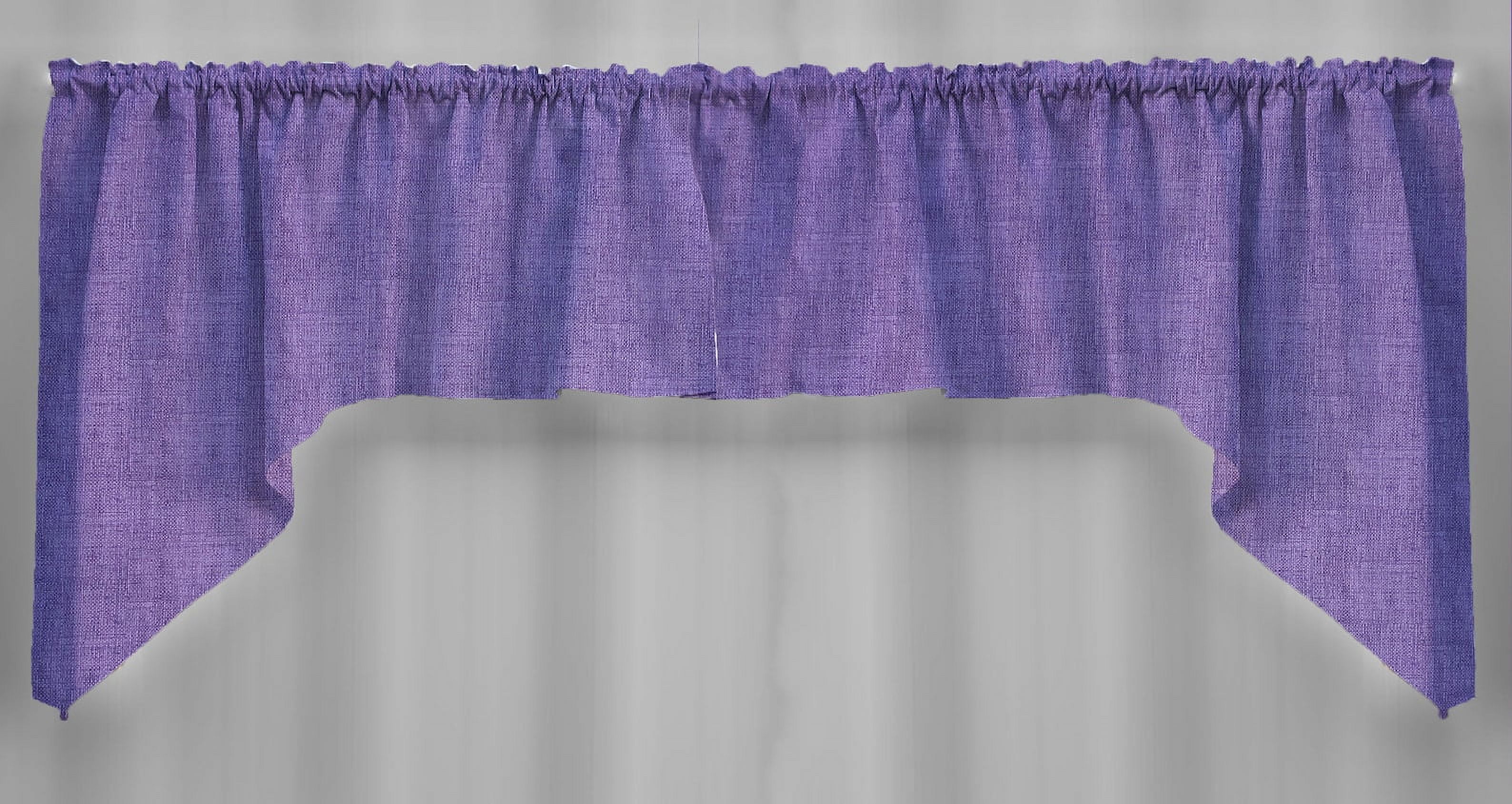 Faux Burlap Swag Panels by Penny's Needful Things (Set of 2) 24 Inch ...