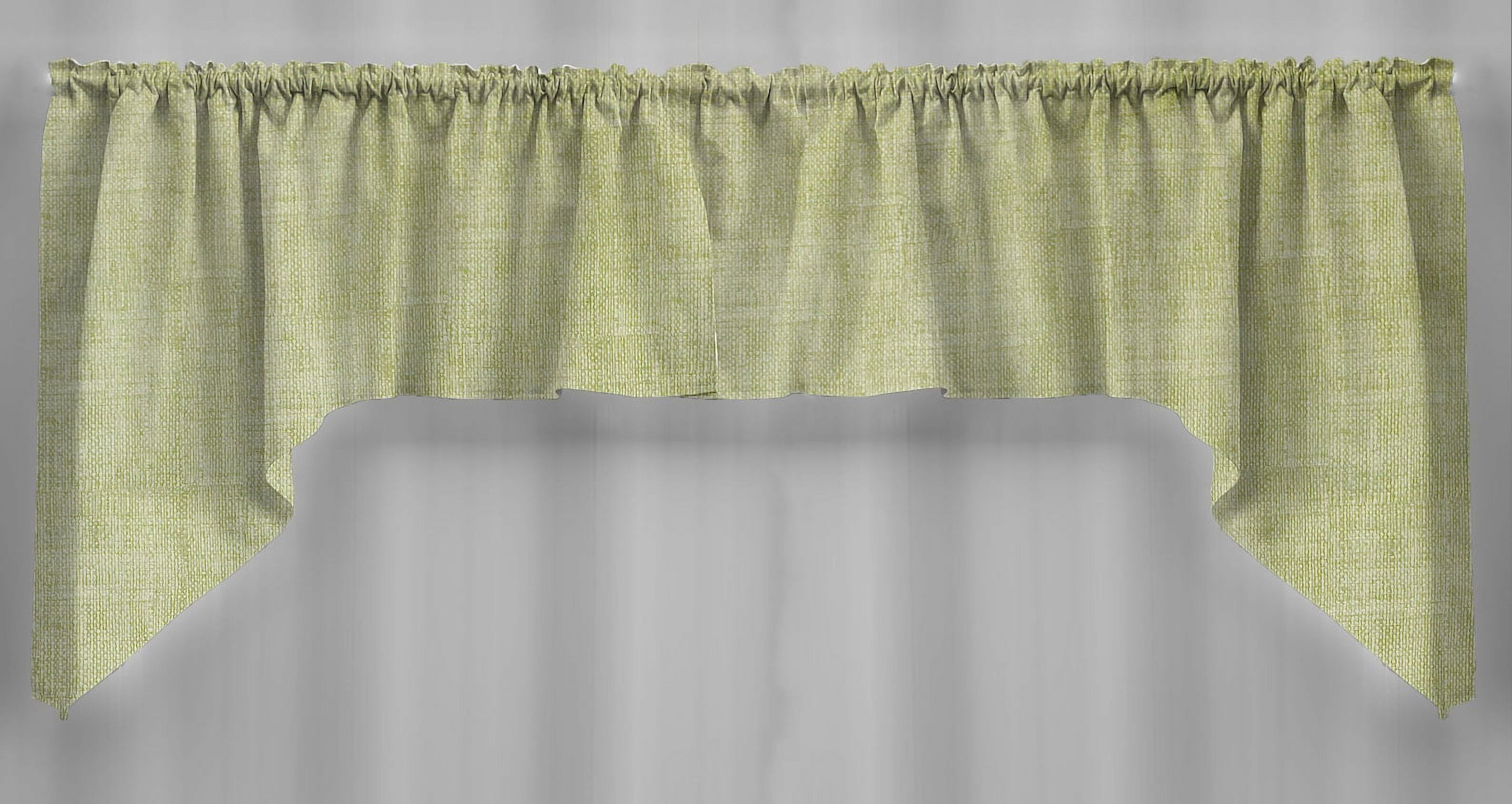 Faux Burlap Swag Panels by Penny's Needful Things (Set of 2) 36 Inch ...