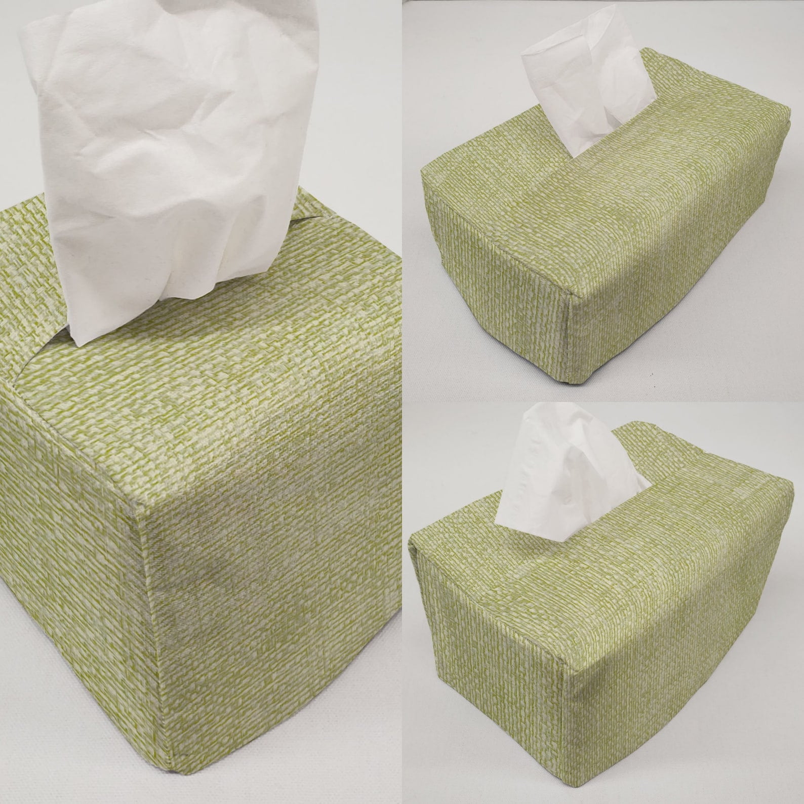 Faux Burlap Tissue Box Cover by Penny's Needful Things (Short Rectangle ...