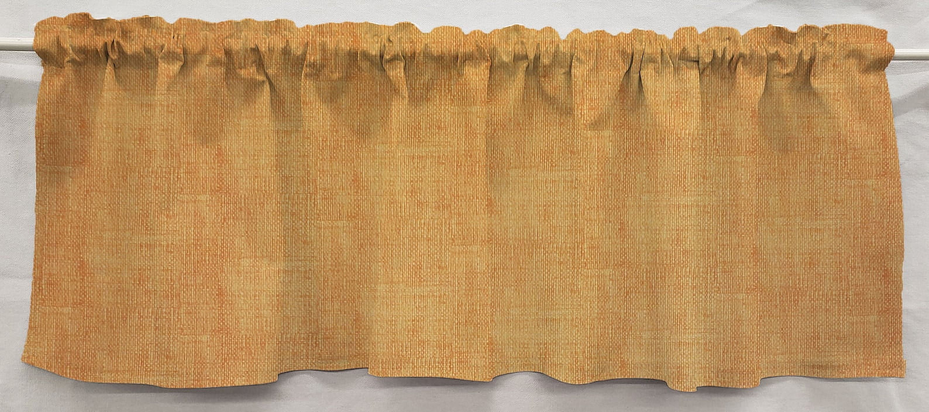 Faux Burlap Valances by Penny's Needful Things (Two Valance Panels 12 ...