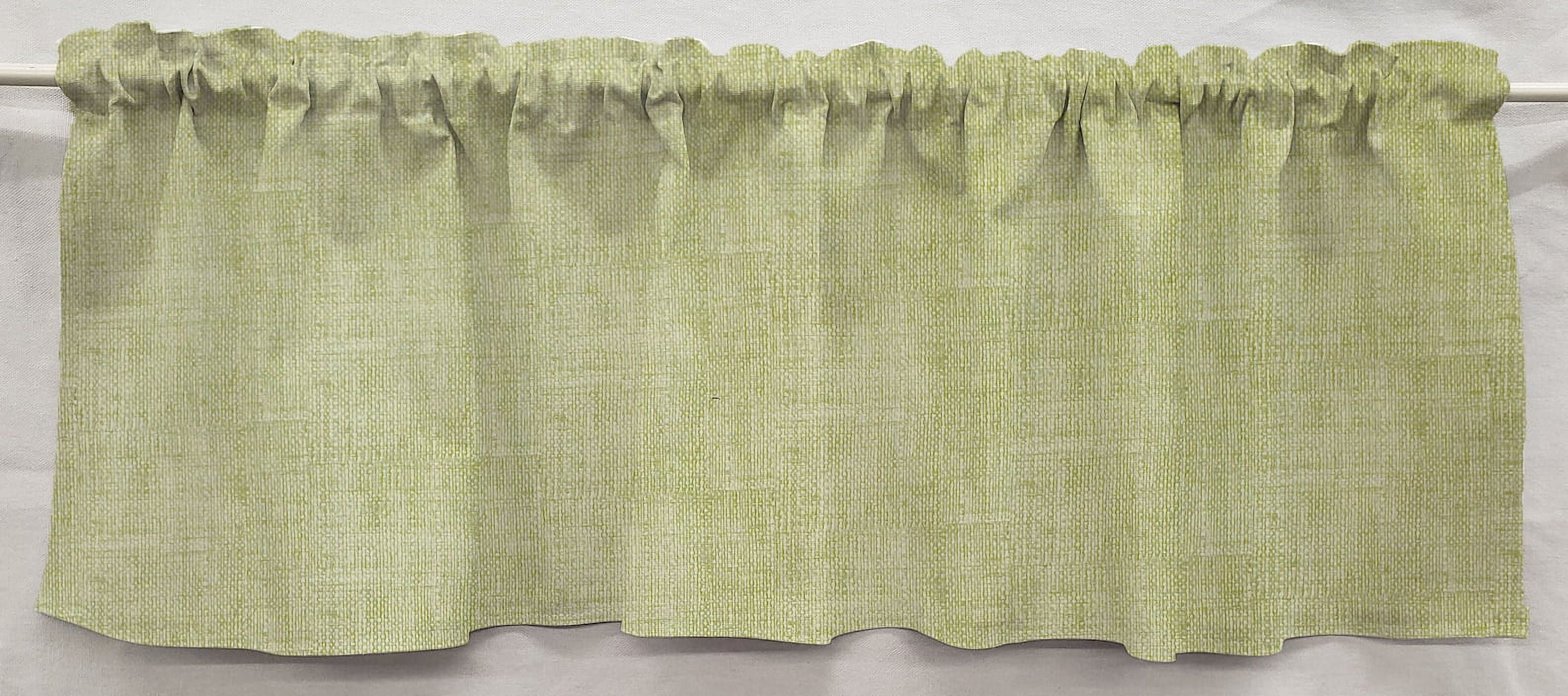 Faux Burlap Valances by Penny's Needful Things (Two Valance Panels 12 ...