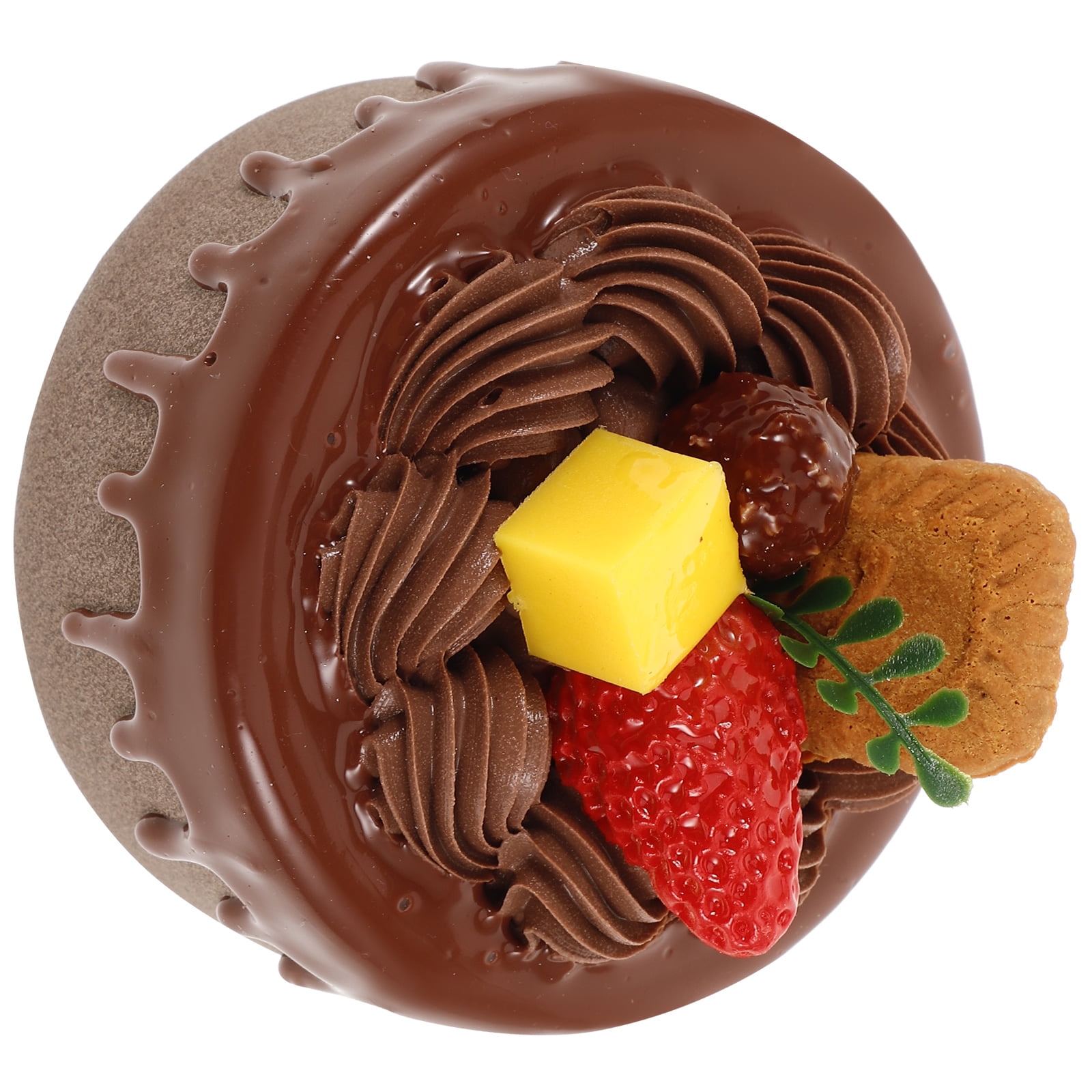 Faux Cake Realistic Slice Lifelike Cupcake Fake Model Mini Foods DIY ...