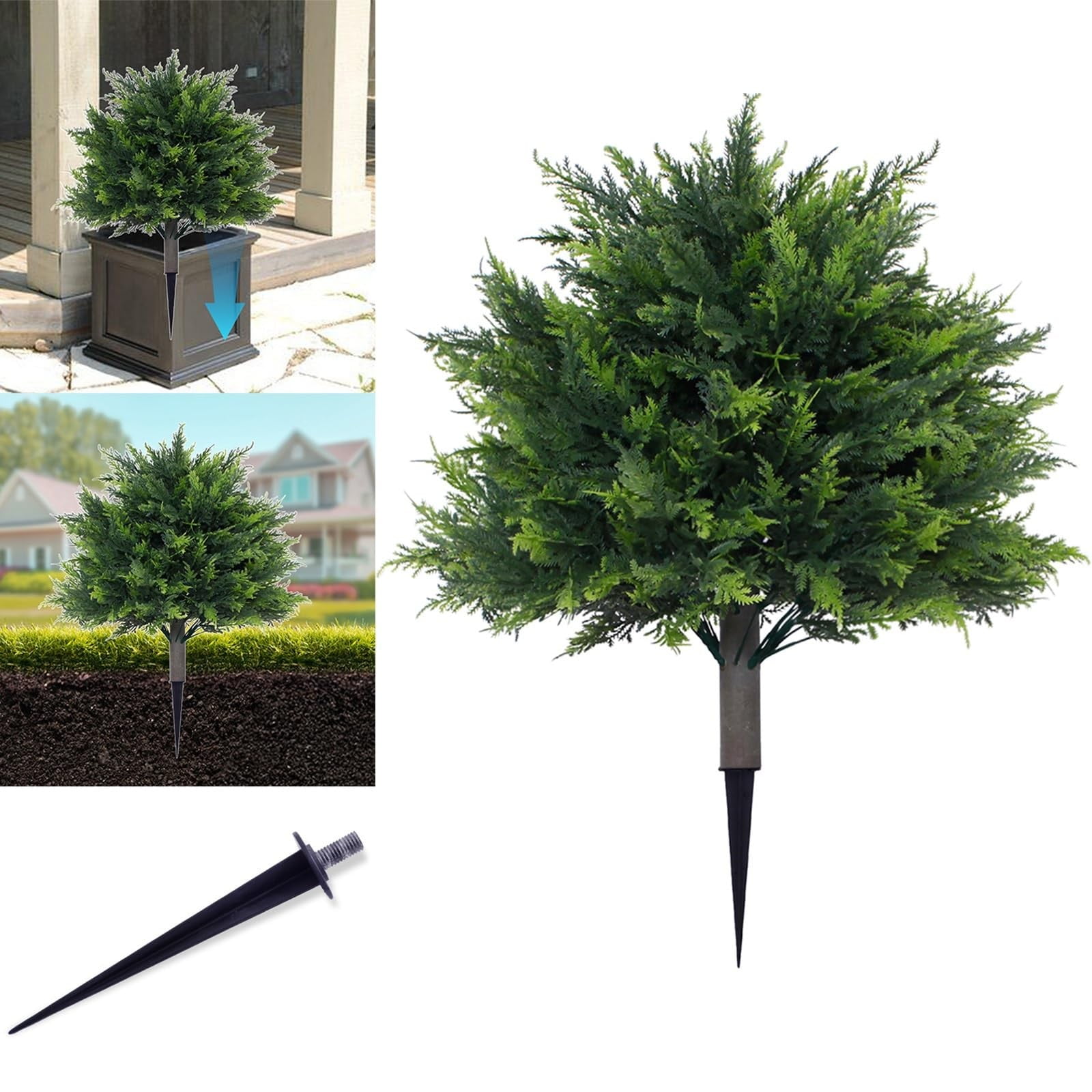 Faux Cedar Container Fillers, Artificial Cedar Planter Filler, Ever ...