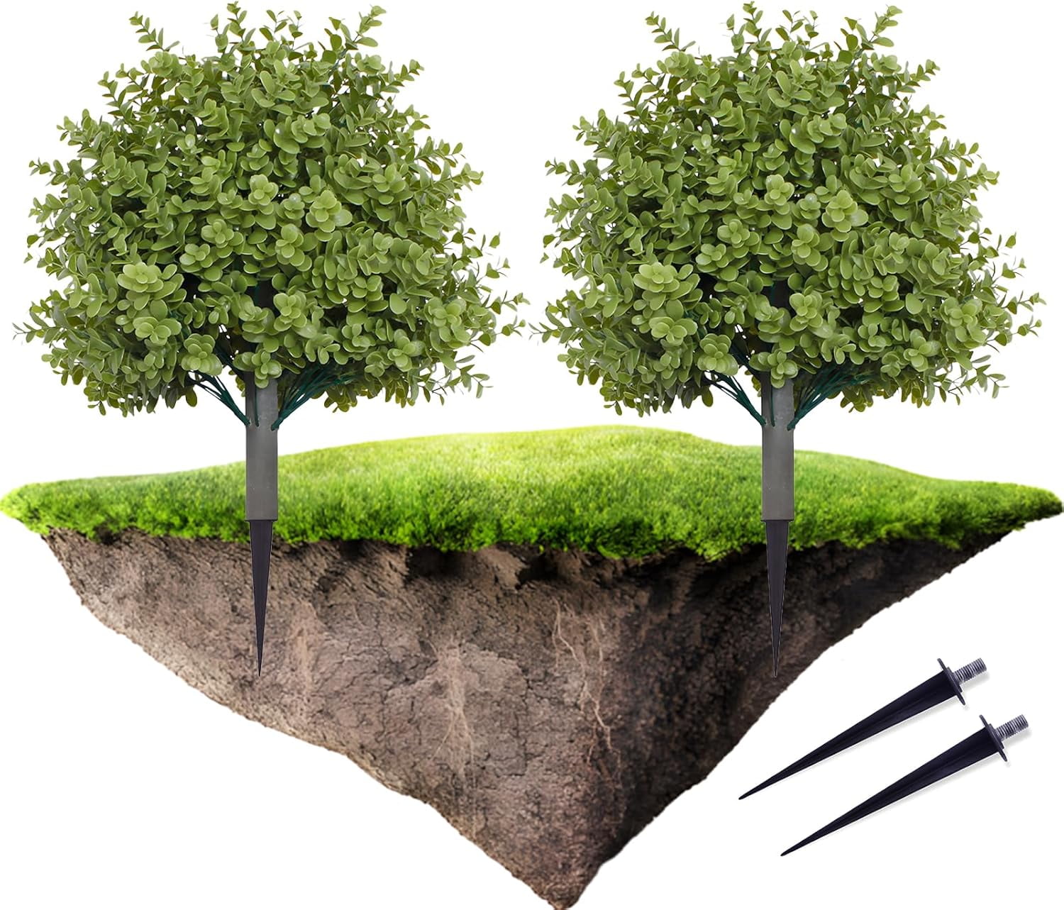 Faux Cedar Container Fillers, Artificial Cedar Planter Filler, 2025 New ...