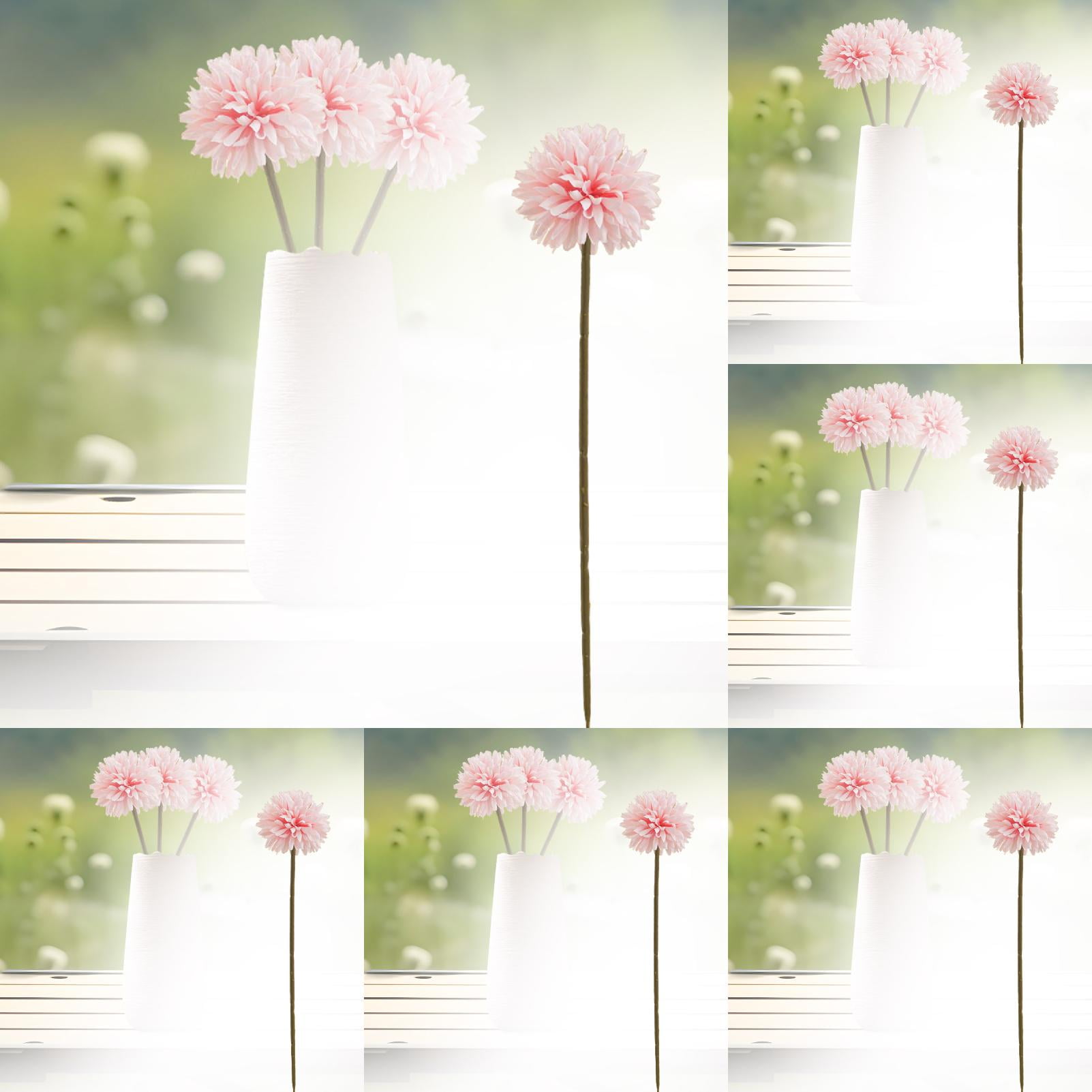 Dahlia Flower Stems - Durable Artificial Blooms for Spring/Summer Decor ...