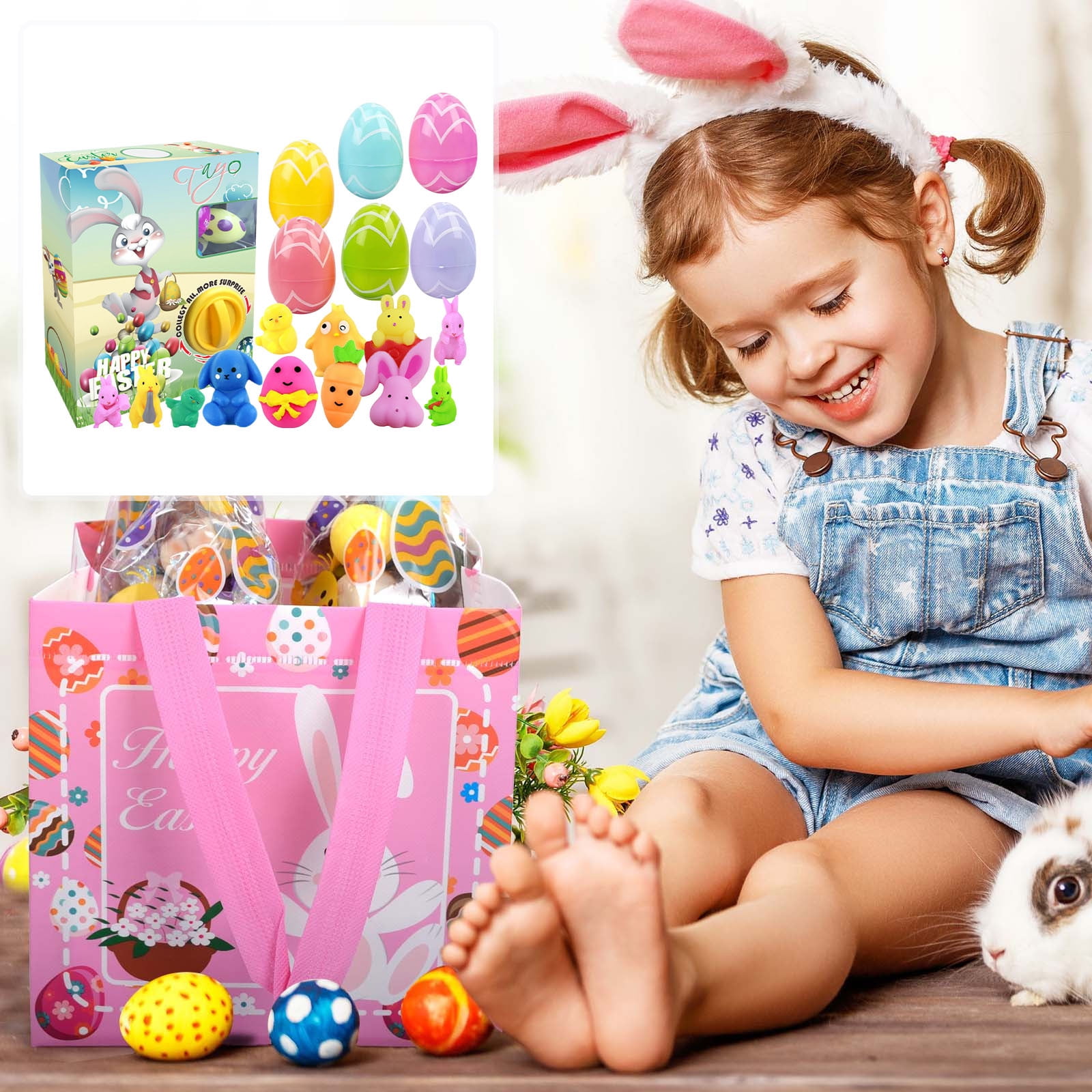Faux Easter Playset, Complete Easter Decorations and Party Games Set ...