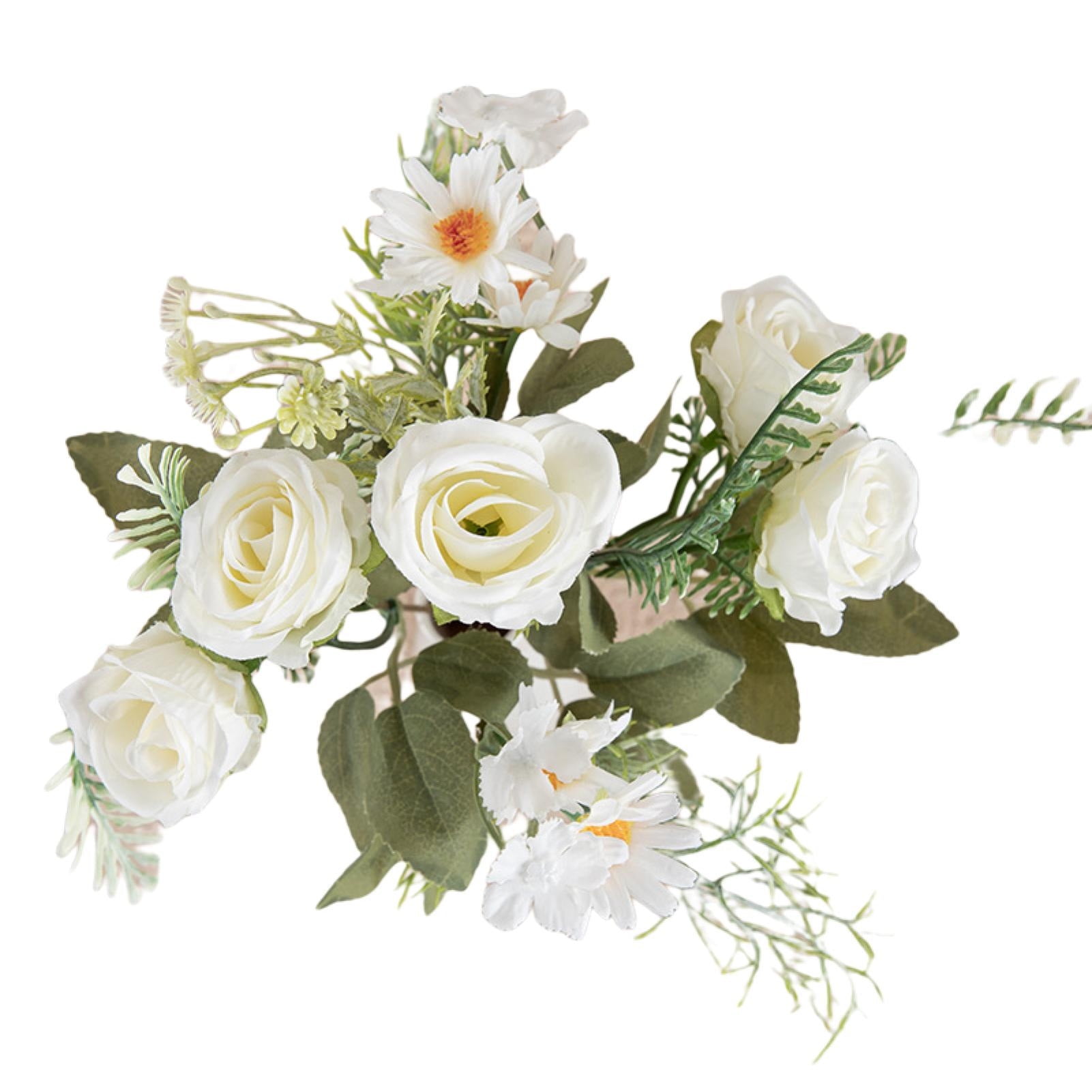 Faux English Cabbage Rose Bundle Mixed Blooms & Buds Spays Artificial ...