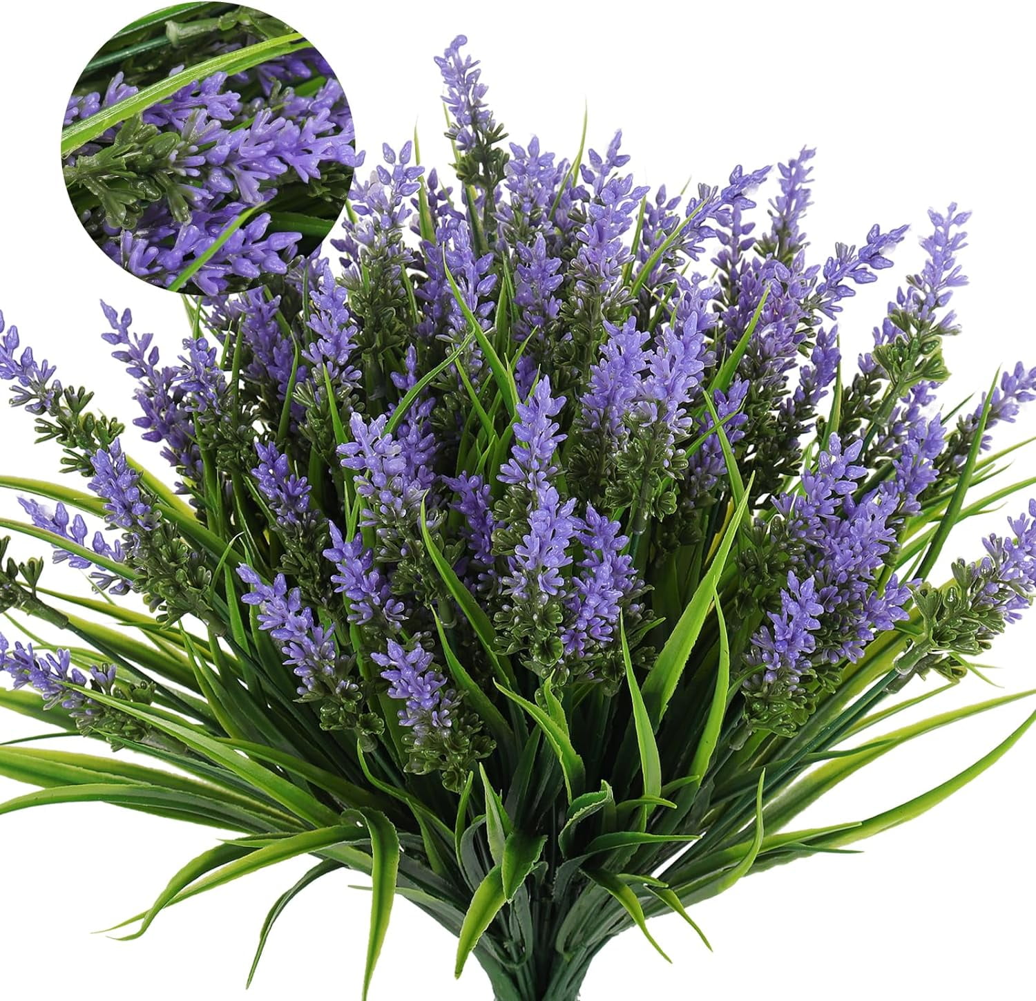 Faux Fall Flowers for Outside,Artificial Plants Outdoor, UV Resistant ...