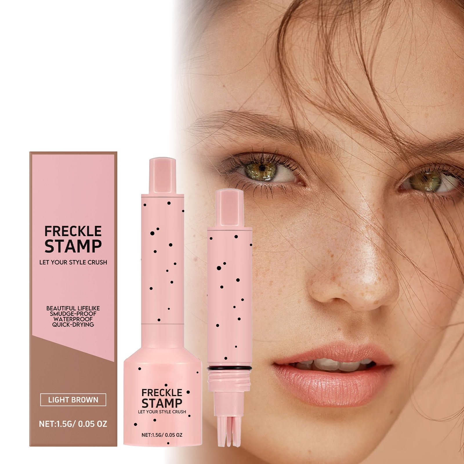 Faux Freckle Stamp Pen Waterproof Freckle Makeup Natural-Looking Long ...