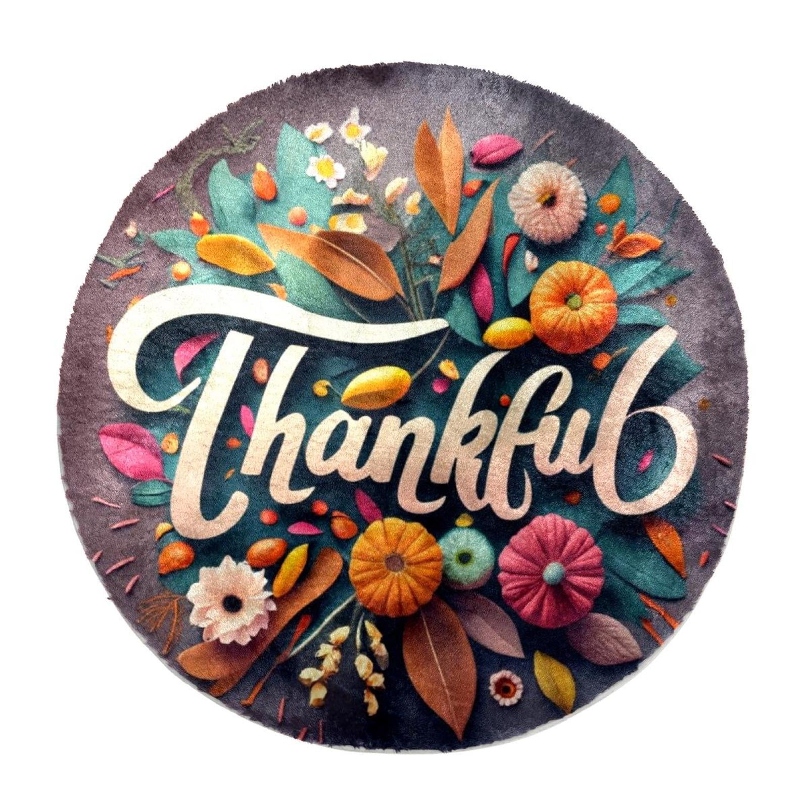 Faux Fur Area Rug, Round Fluffy Rugs for Bedroom and Nursery Room ...