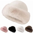 Faux Fur Bucket Hat – 2026 New Winter Warm Plush Mink Hat, Thick ...