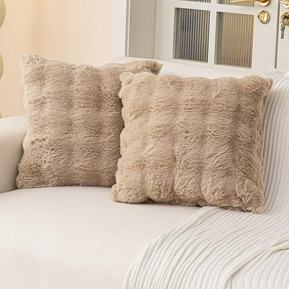 Faux Fur Couch Cover, Soft Warm Plush Sofa Couch Cover, Non Slip ...