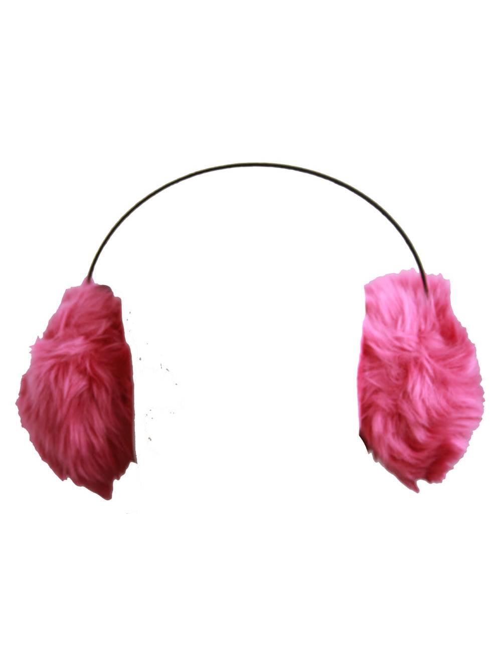 Faux Fur Ear Muffs - Neon green - Walmart.com