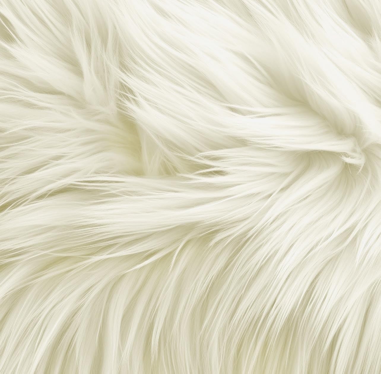 Faux Fur Fabric | 60" Round Circular Fluffy Shaggy Faux Fur Fabric ...