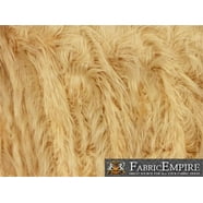 Faux Fur Long Pile Shaggy CREAM / 60" Wide / Sold by the yard - Walmart.com