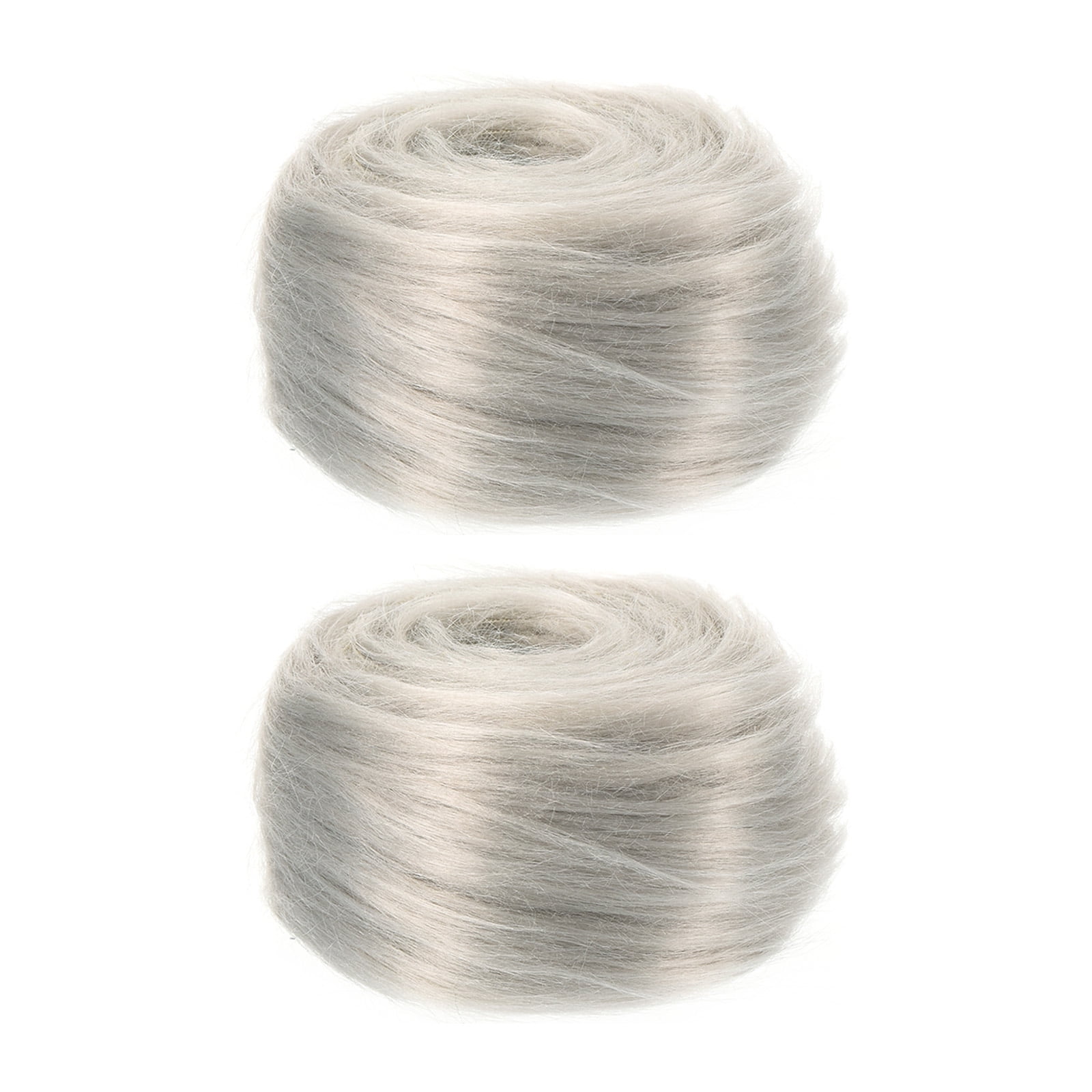 Faux Fur Fabric Square, 59x2 Inches Furry Fur Patches Plush Light Grey ...