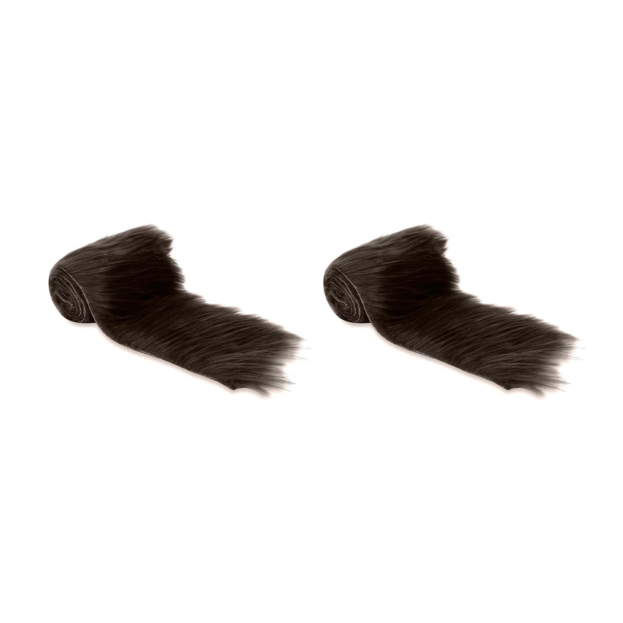 Faux Fur Fabric Trim for Crafts | Chocolate Fur Fabric | Fur Trim for ...