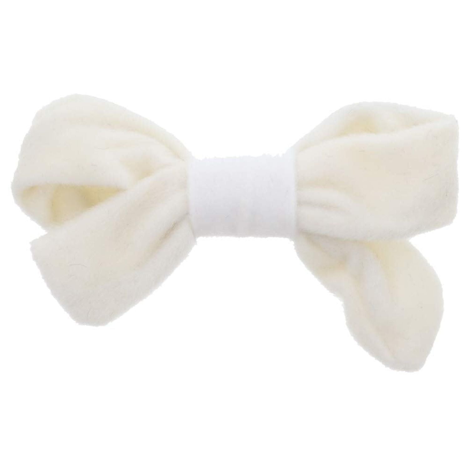 Motique Accessories Faux Fur Hair Bow Hair Clip with Alligator Clip ...