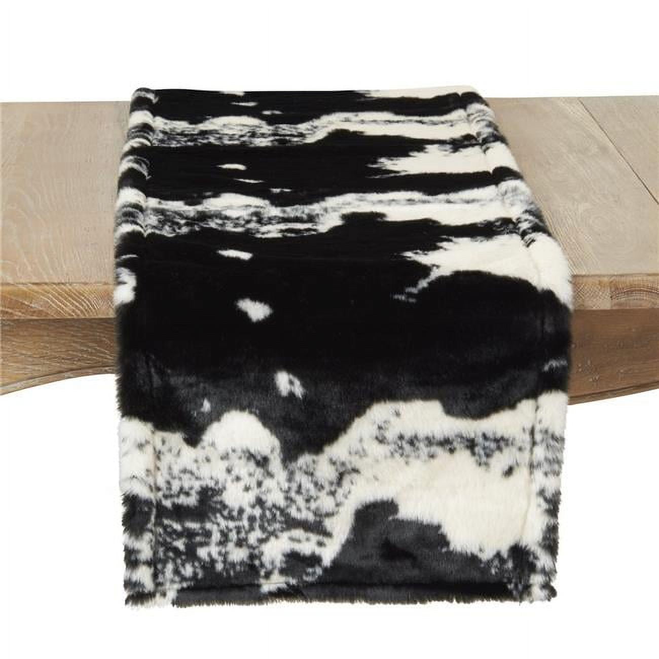 Faux Fur Runner With Cow Hide Design - Walmart.com