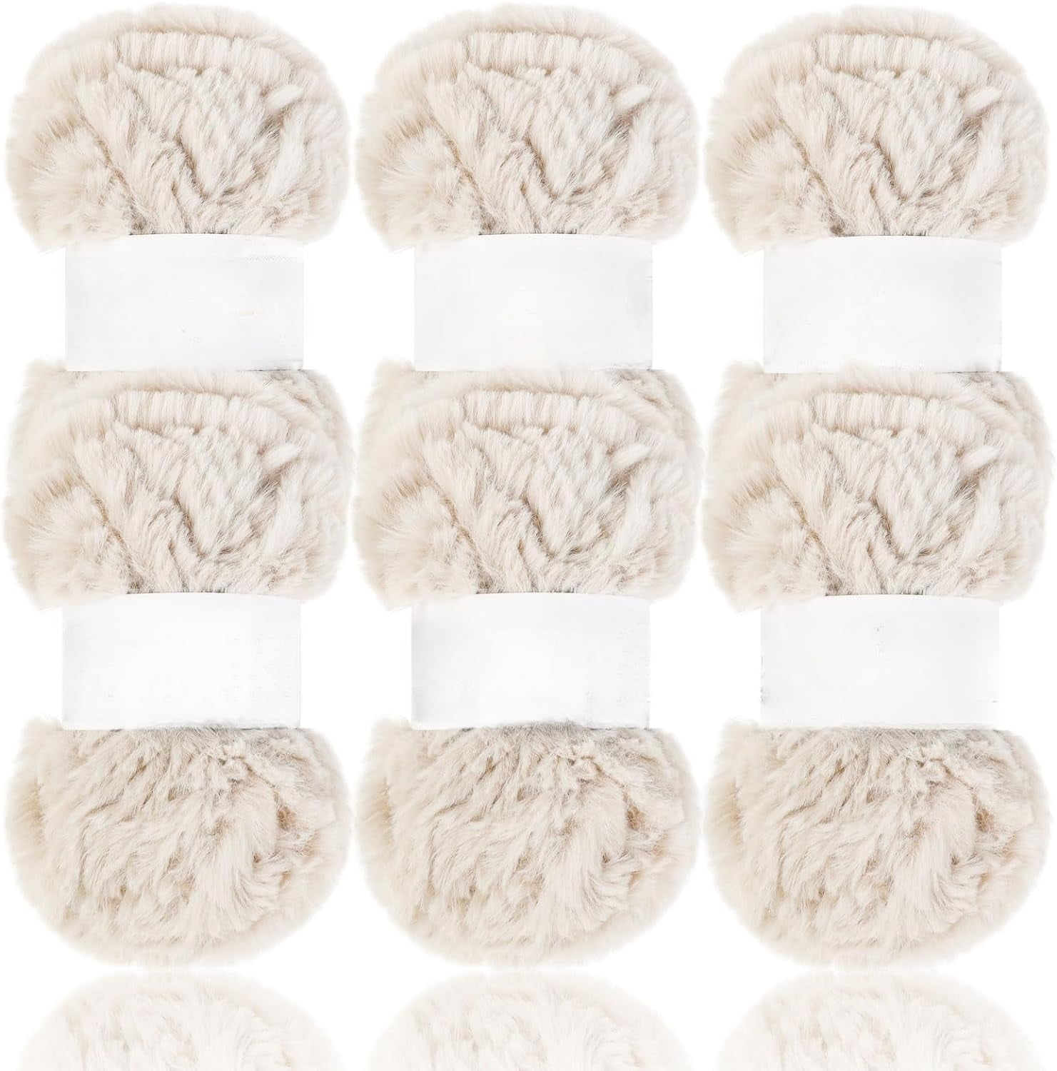 Faux Fur Yarn Super Soft Yarn Chunky Fluffy Yarn Eyelash Yarn for ...