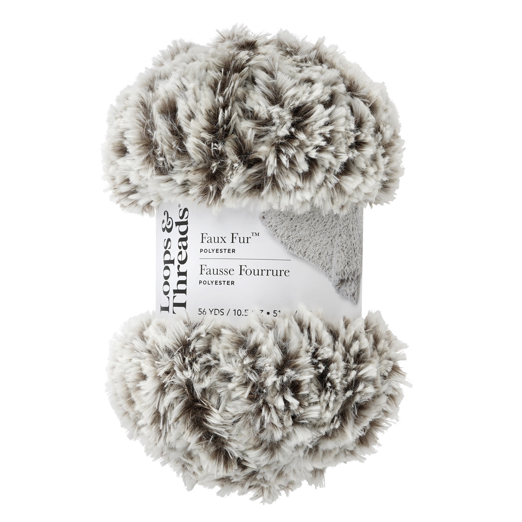 Faux Fur Yarn by Loops & Threads - Yarn for Knitting - Crochet ...