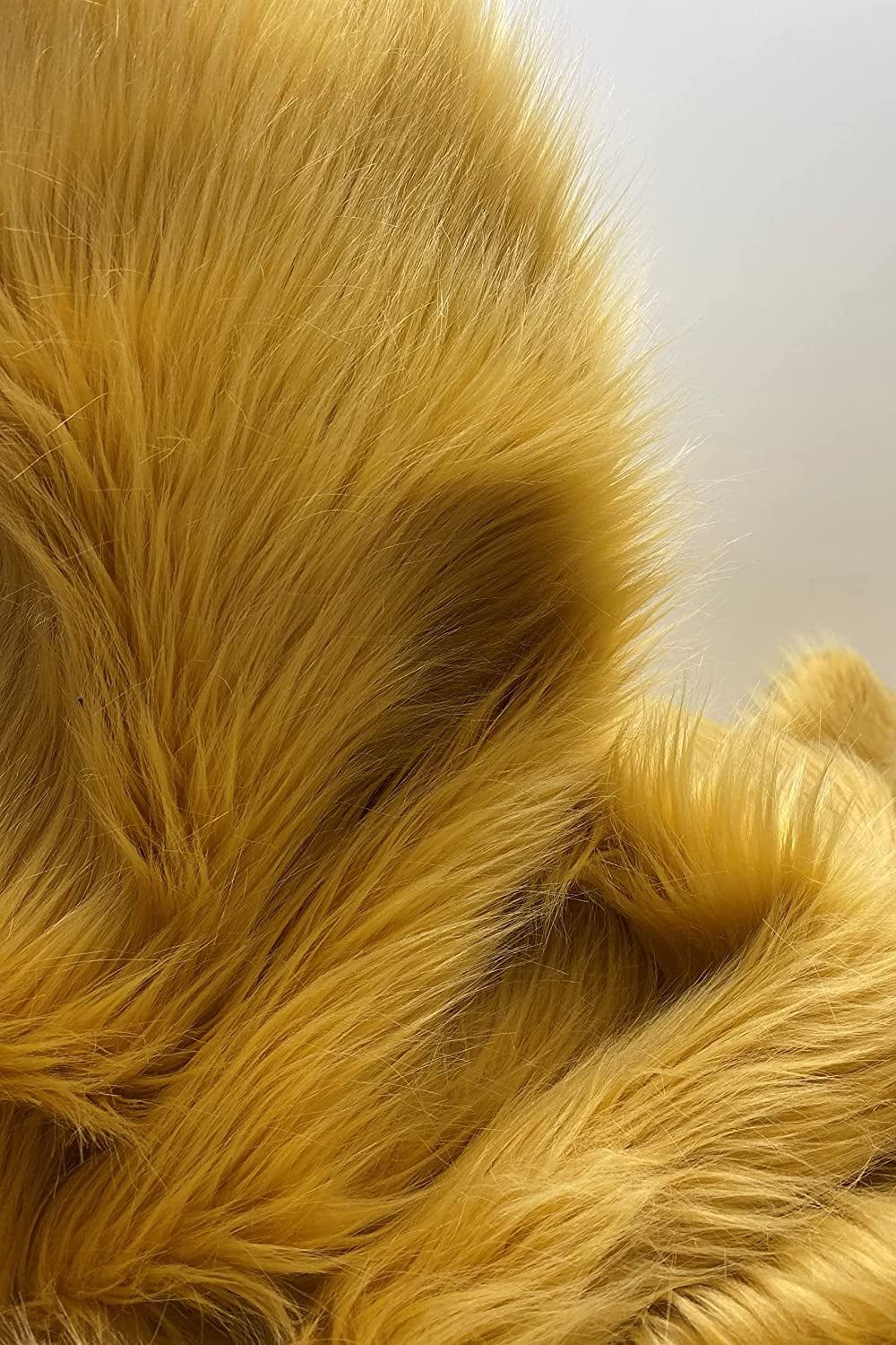 Faux Fur by the Yard - Long Pile Mohair Fur - Latte - Fake Crafts ...