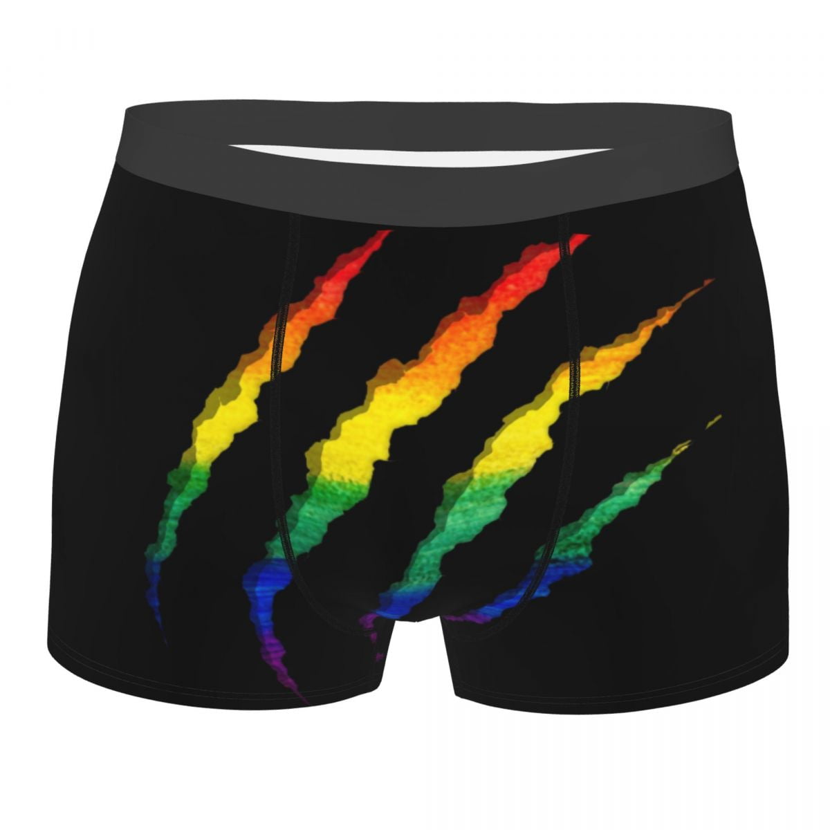 Faux Glitter Pride Flag Underwear Sexy Breathbale LGBT Gay Lesbian ...