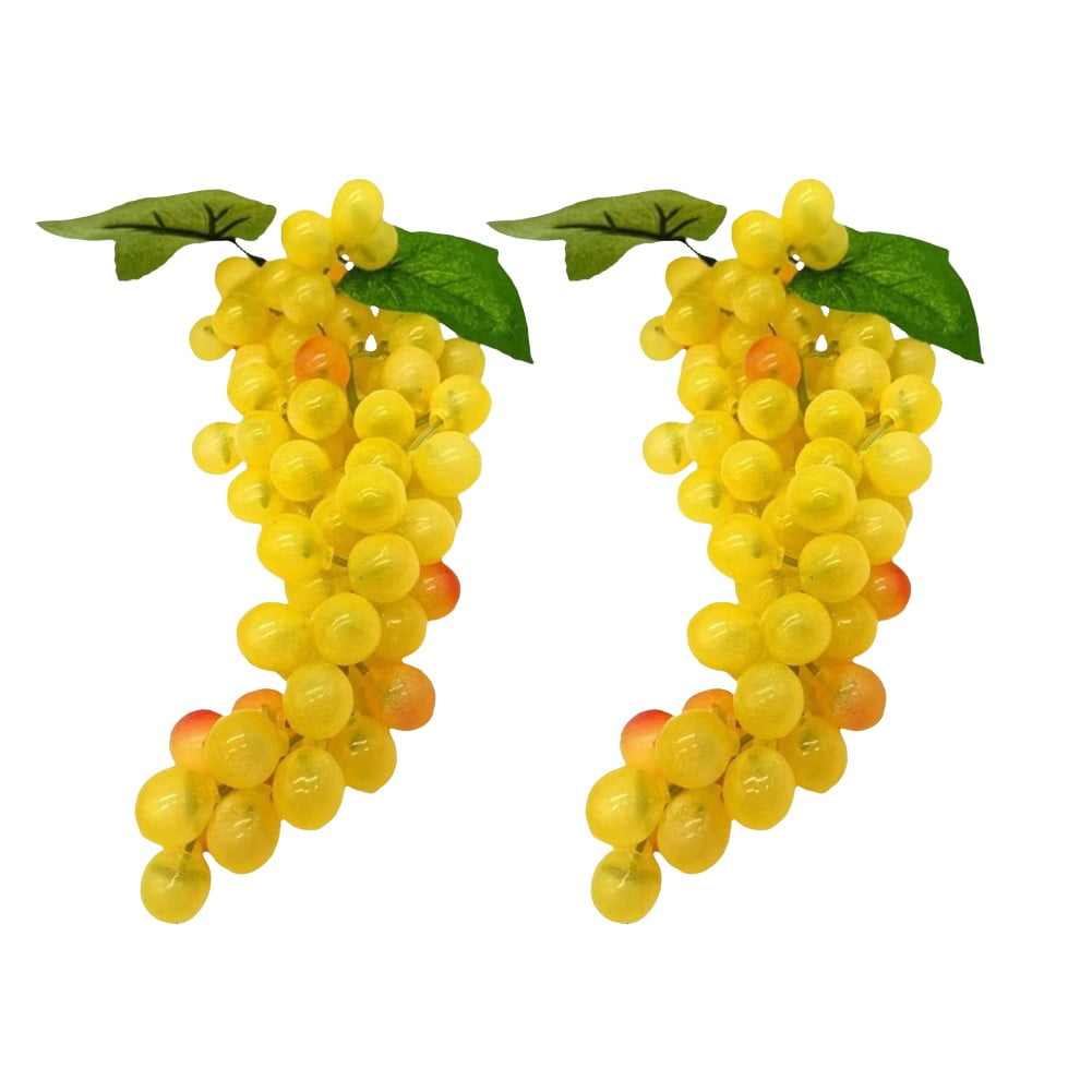 Faux Grape Bunch Set 2 Realistic Decorations For Home And Event Styling ...