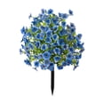 Faux Ground Insert Greenery, Artificial Plant Stake for Outdoor Garden ...