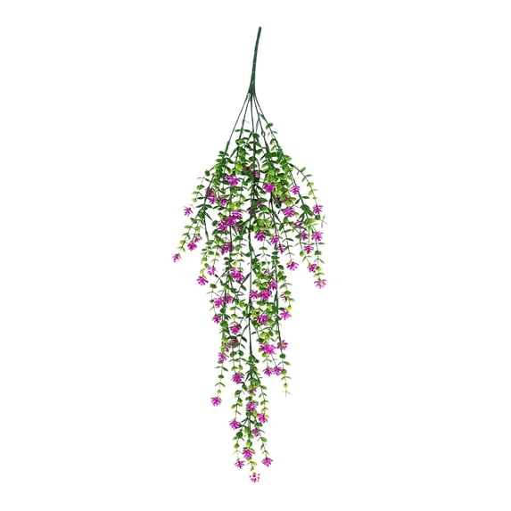 Faux Hanging Plants Artificial Flower Vines With Eucalyptus Leaves Uv ...