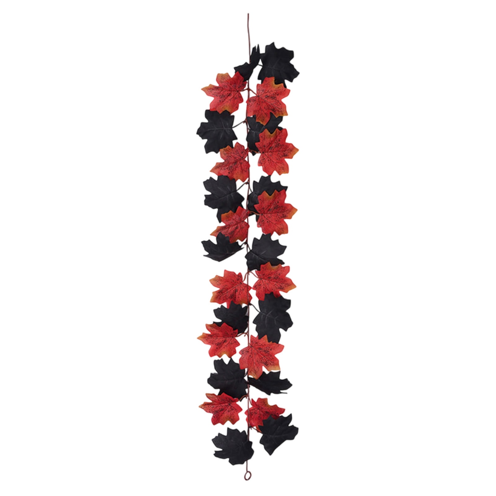 Faux Hanging Plants Greenery Decoration, Autumn Fake Maple Leaf Vines ...