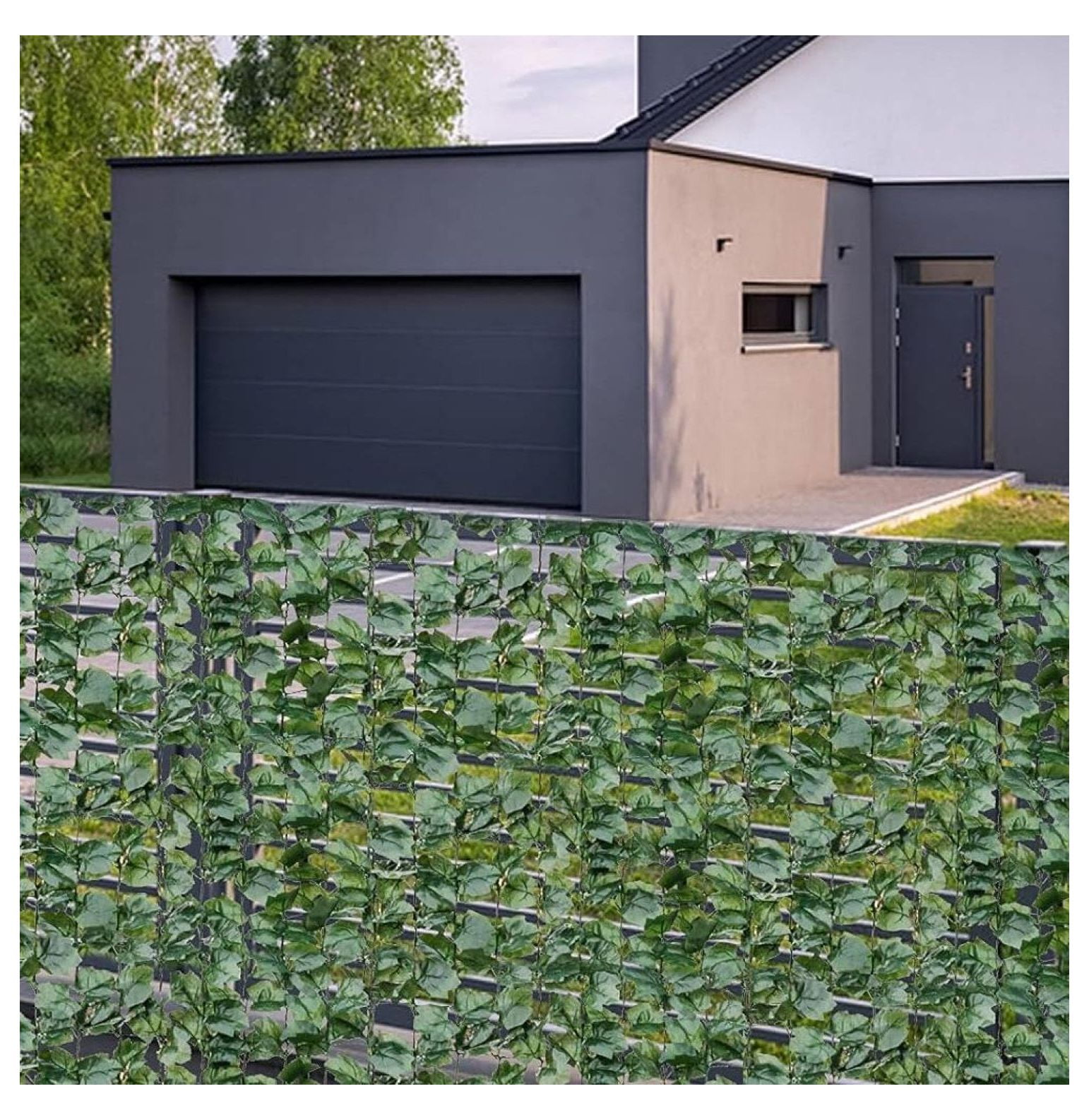 Faux Ivy Privacy Fence, 40"x95", 59"x95", 59"x118" Artificial Ivy ...