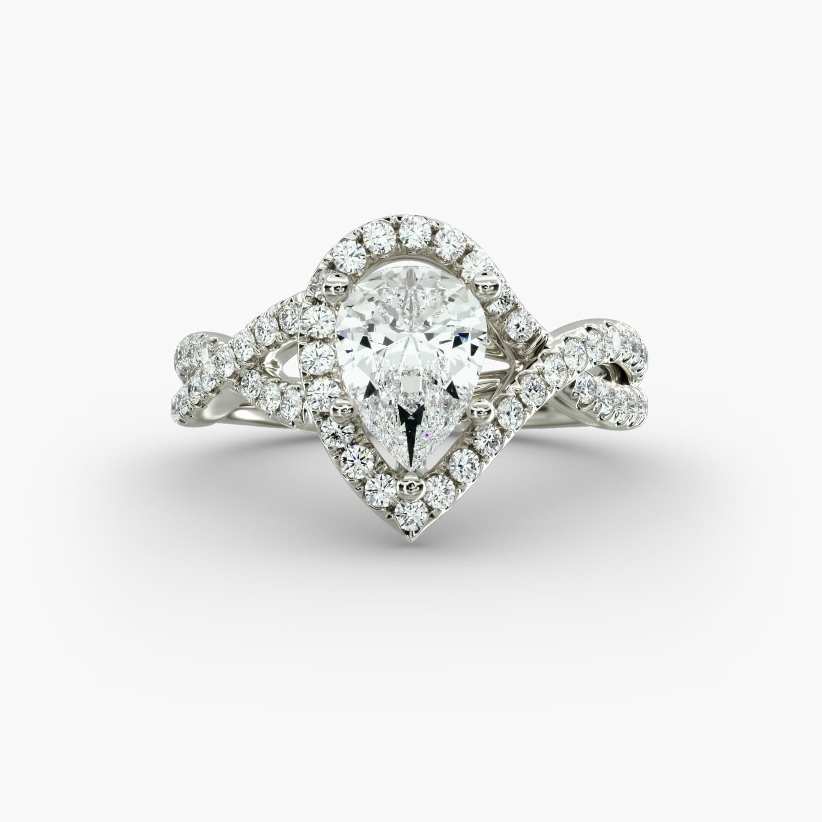 Faux Jewel 1.4 Ct Pear Cut Lab Created Diamond Wedding Anniversary Ring ...