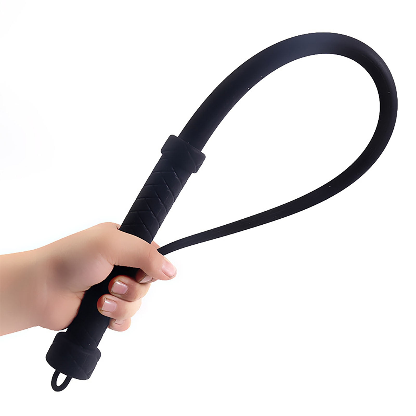 Faux Leather Black Whip Costume Whip Handmade Bullwhip, Whip Costume ...