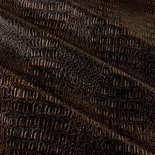 Faux Leather Gator Sparkle Gold, Fabric by the Yard - Walmart.com
