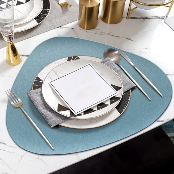 Faux Leather Placemats Heat Resistant Placemats Table Placemats ...