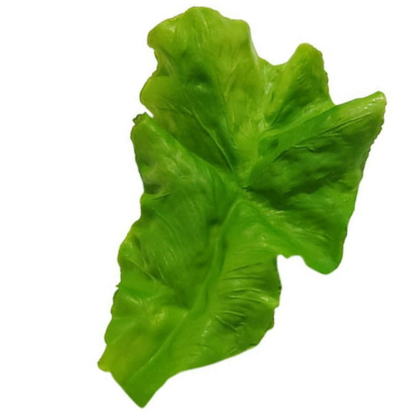 Faux Lettuce Leaf Fake Vegetable Model Kitchen Artificial Food Plastic ...