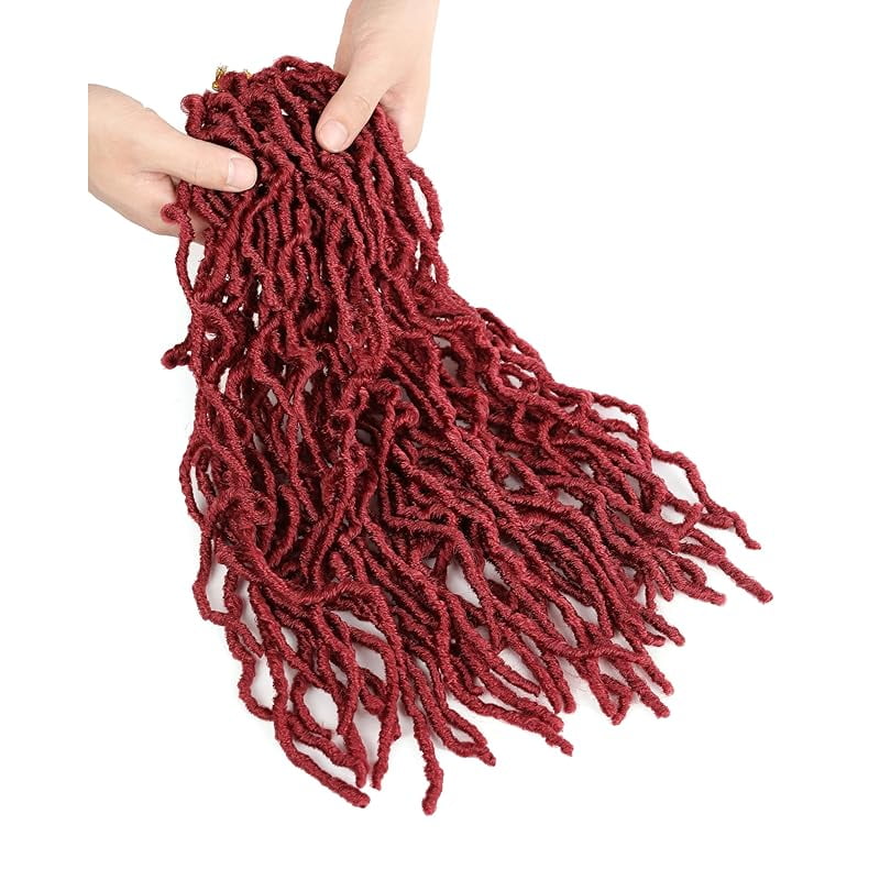 Faux Locs Crochet Hair 18 Inch Soft Locs Crochet Hair 7 Packs ...