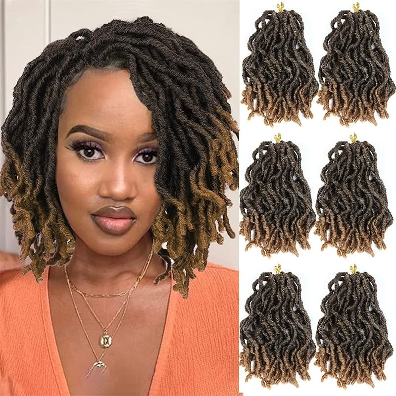 Faux Locs Crochet Hair Locs 6 Packs Crochet Dreadlocks for Black Women ...