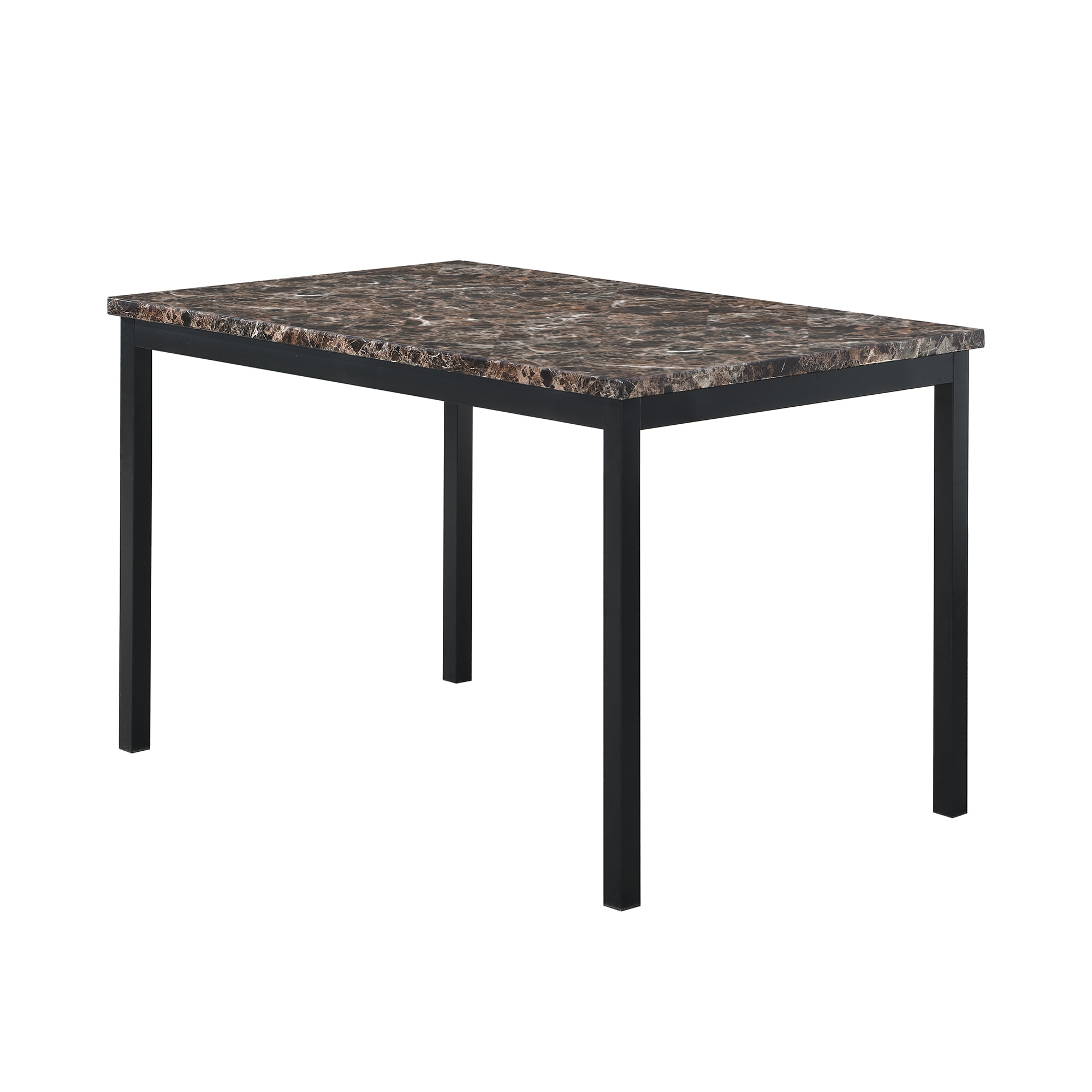 Faux Marble Top metal frame dinette table - Walmart.com