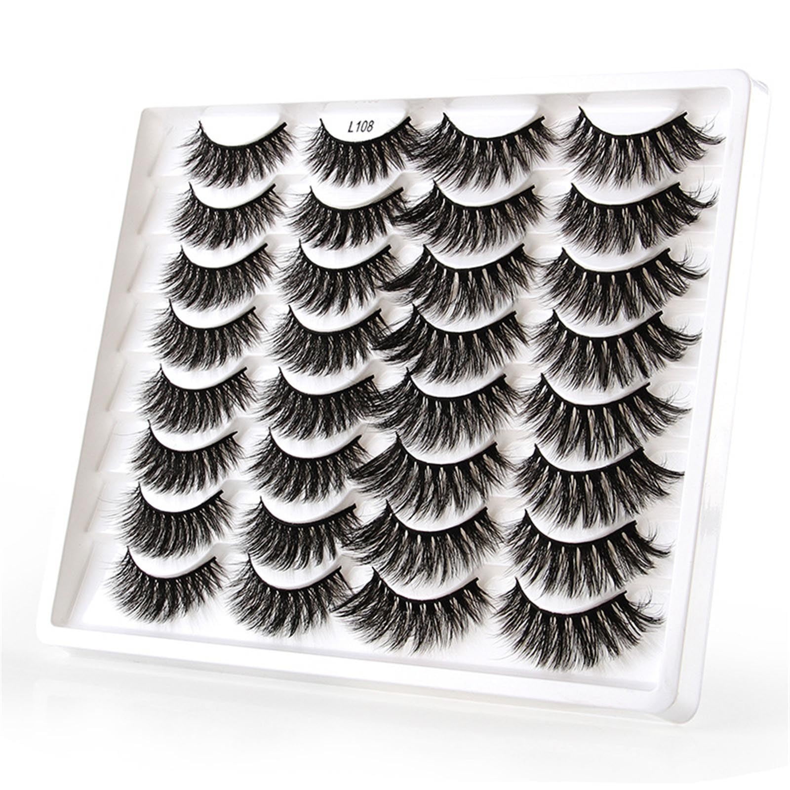 Faux Mink Eyelashes Various Styles Mixed Lashes Pack Volume Natural ...