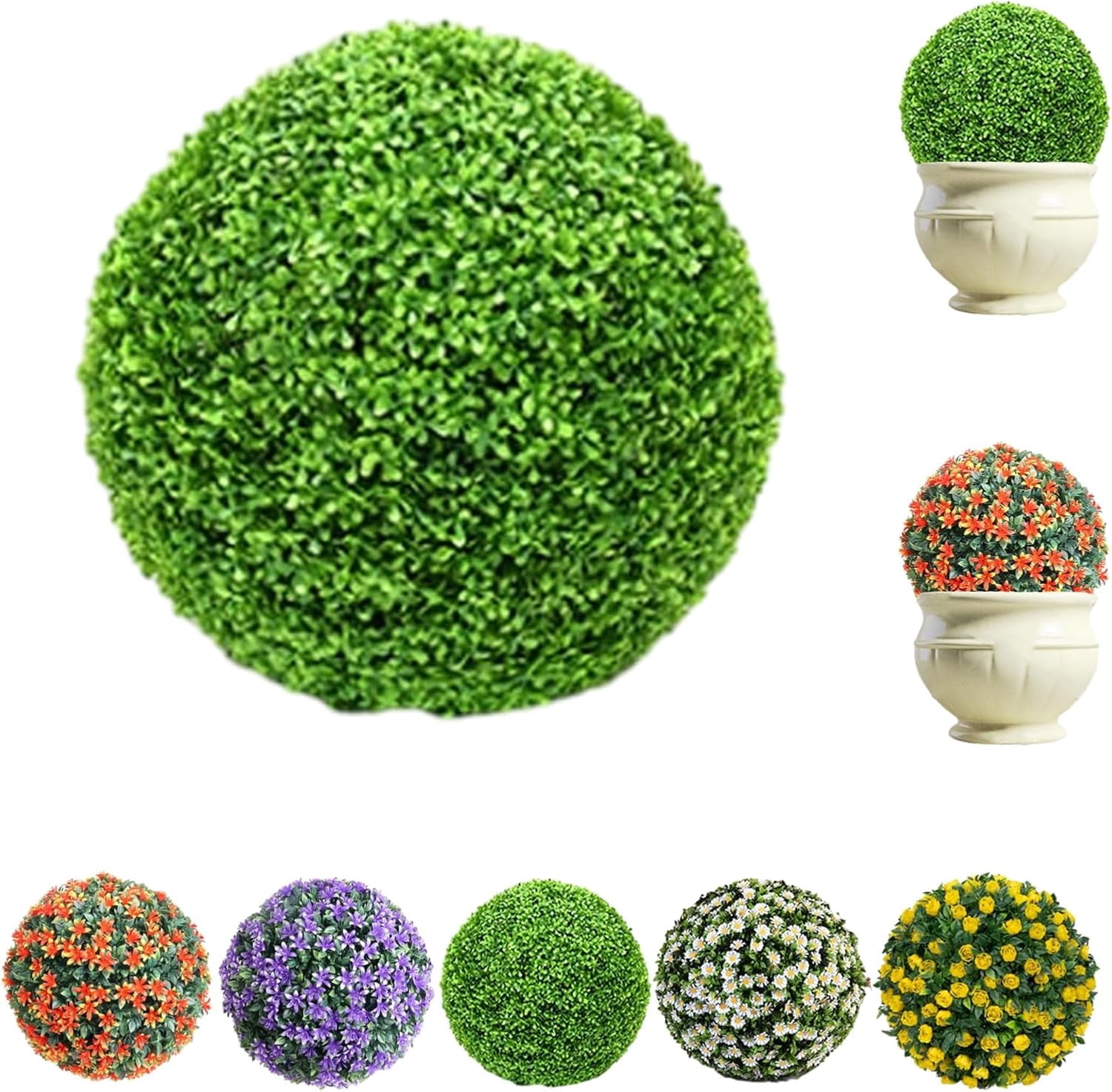 Faux Mum Garden Spheres, Wicker Park Garden Spheres, Artificial Mum ...