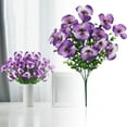 Faux Mums For Outdoor Planters Artificial Eucalyptus Flowers - Spring ...