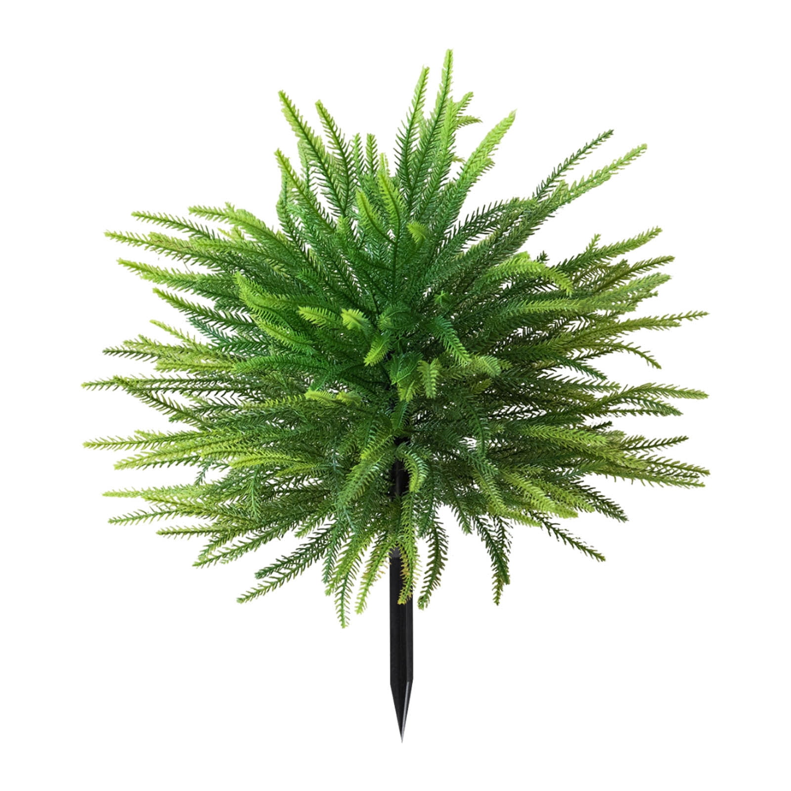 Outdoor with Ground Spikes - Leaf-Shaped Artificial Bushes for Backyard ...